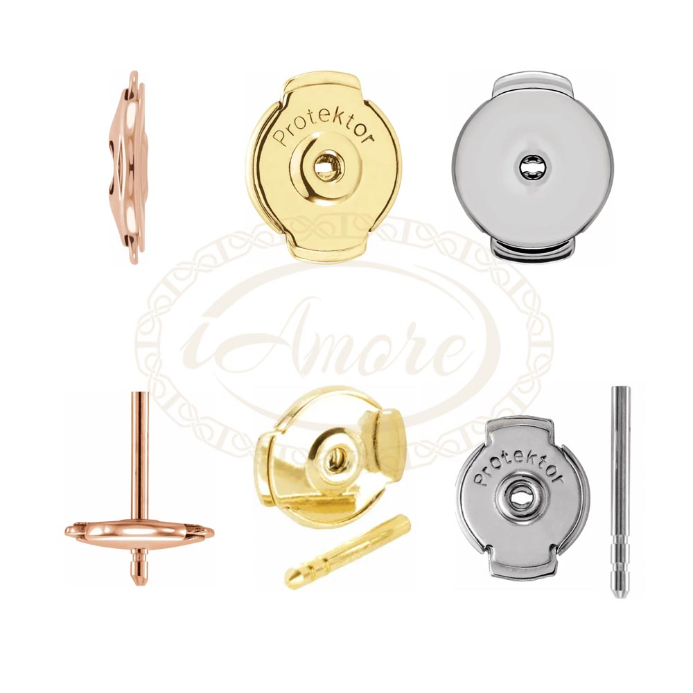 Protektor System Secure Earring Locking Post & Back Set – iAmore Mio